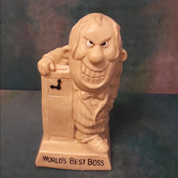 R & W BERRIES | Other | Vintage Worlds Best Boss Vintage 971 Resin ...